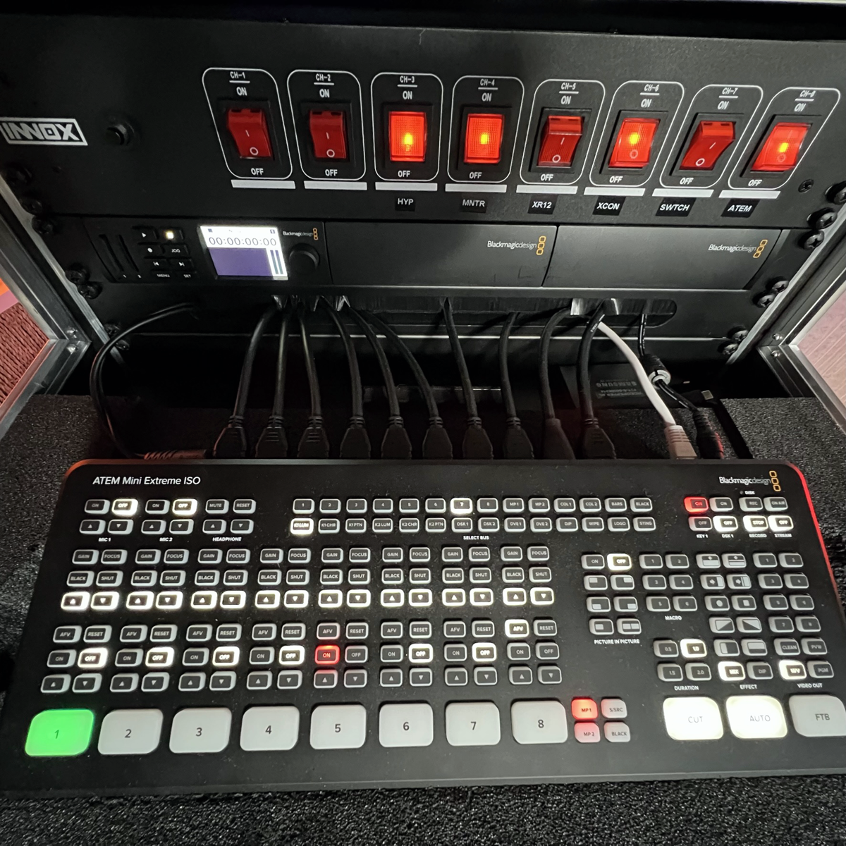 ATEM Mini Extreme ISO flightcase - VideoPepper